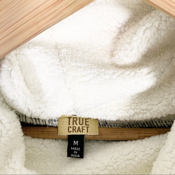 True Craft | Tops | True Craft Sherpa Lined Cowl Sweatshirt | Poshmark